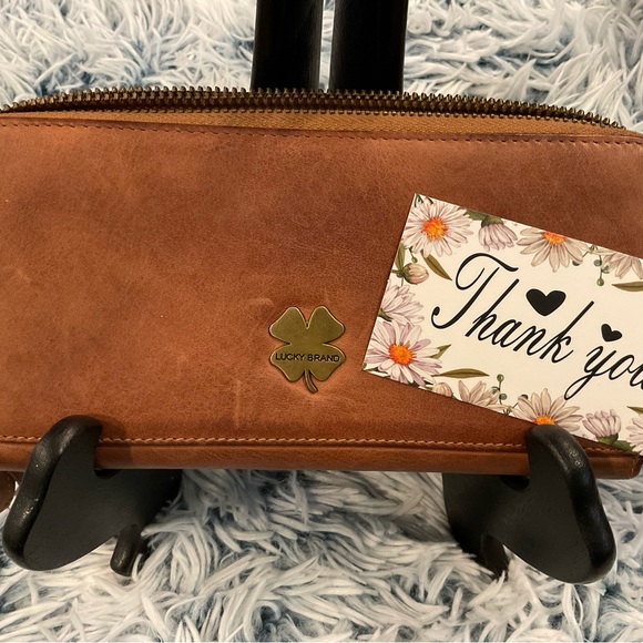 Lucky Brand | Bags | Leather Lucky Brand Brown Wallet | Poshmark